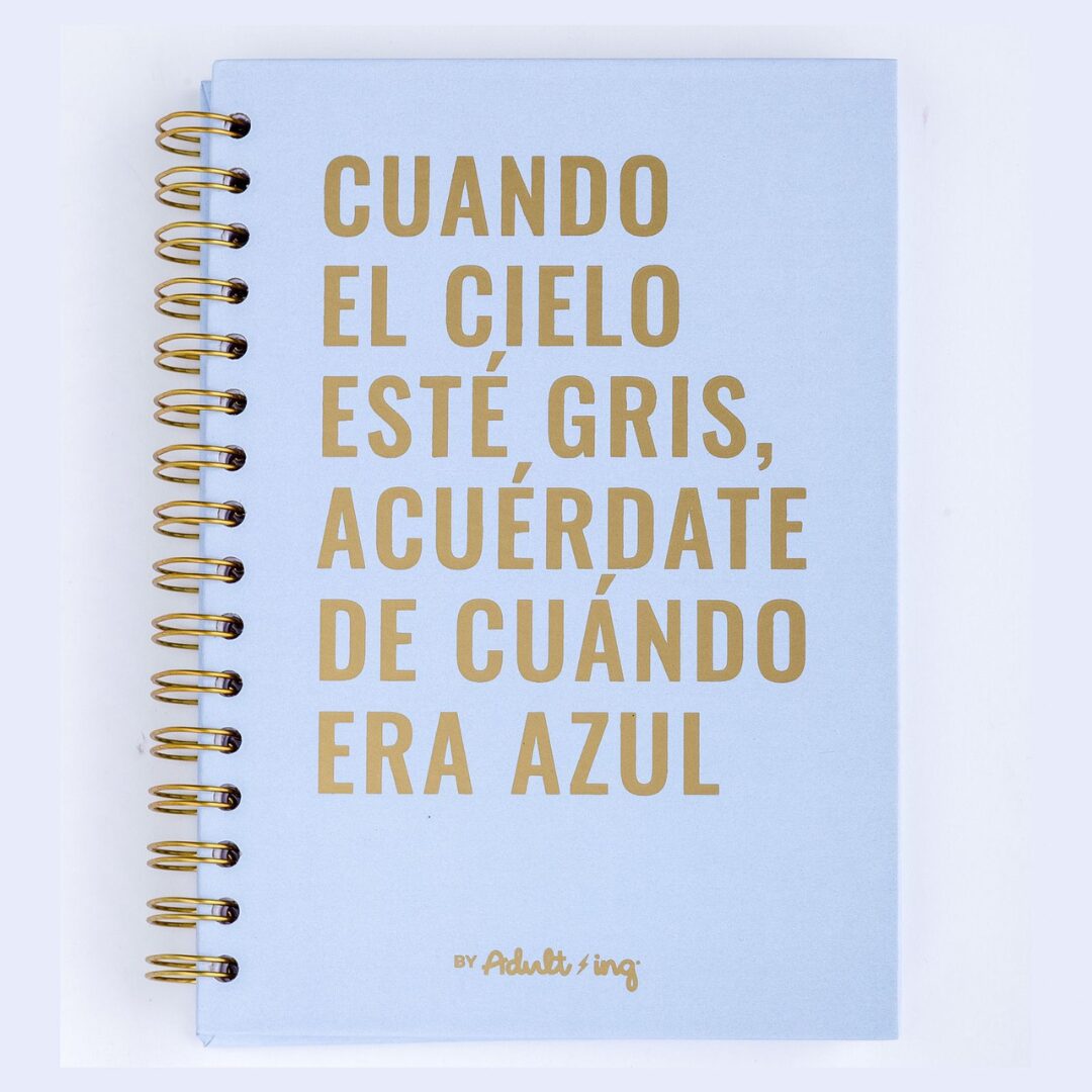 Libreta de notas Azul - Adult-ing